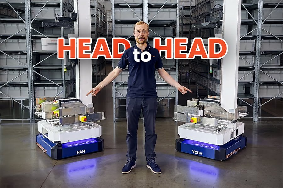 G2P robots vs Brightpick Autopicker - Brightpick