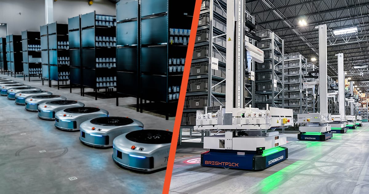 How does Brightpick compare to Geek+?