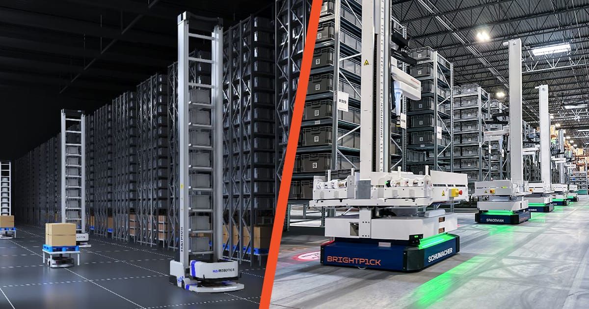 How does Brightpick compare to Hai Robotics?